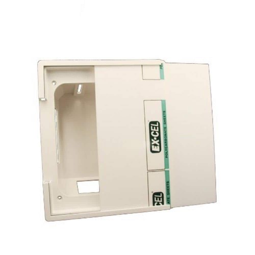 Leviton Recessed Entertainment Box w/ High Profile Cover White 47617 ...