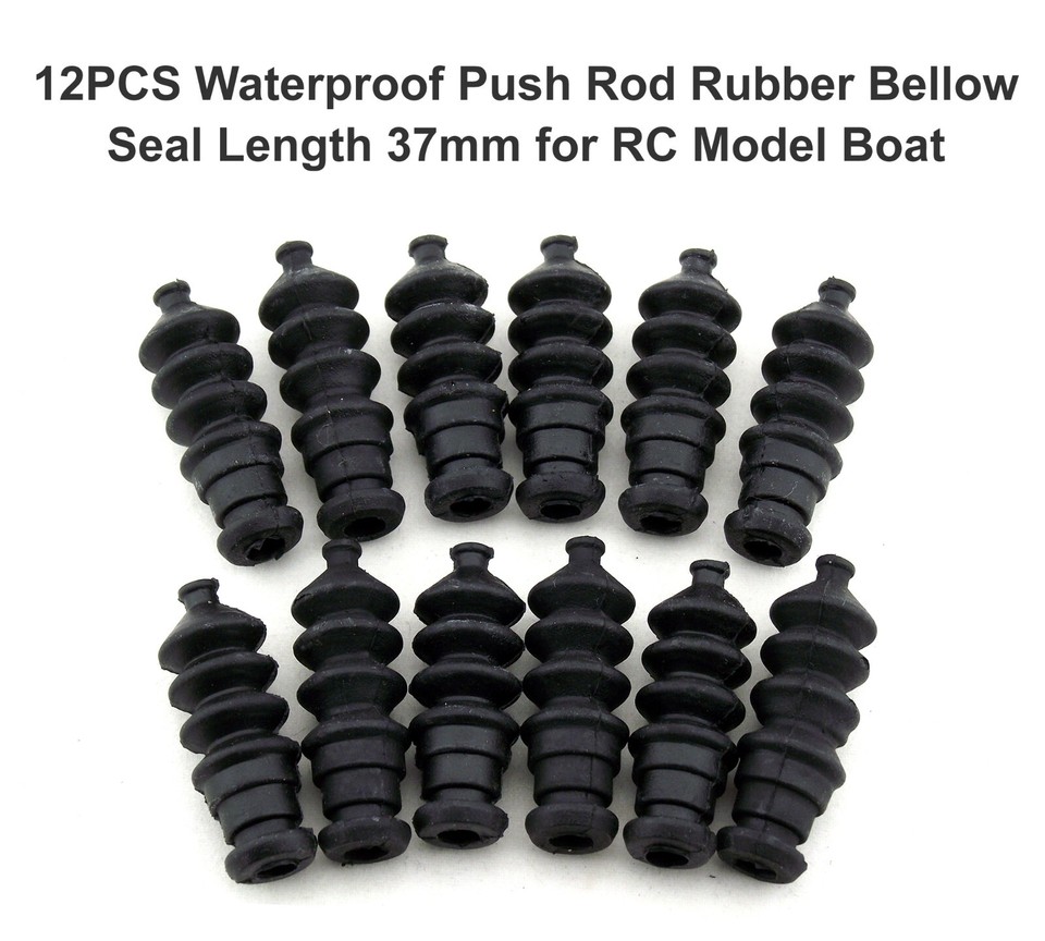 Waterproof Push Rod Rubber Bellow Seal w/ Mount for RC Model Boat | eBay