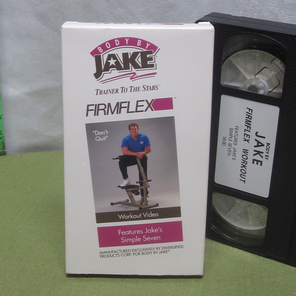 FIRMFLEX Workout Video instructional VHS Simple 7 fitness Body by Jake ...