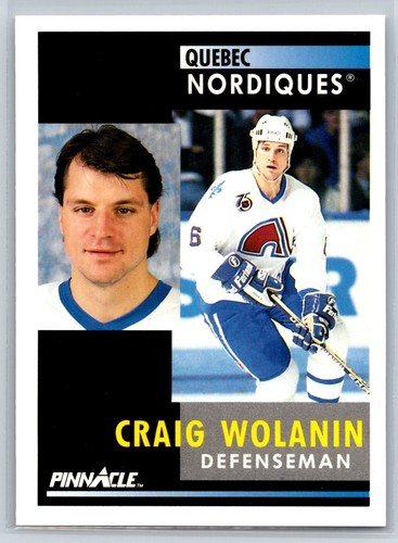 1991-92 Pinnacle Craig Wolanin Quebec Nordiques #217 | eBay