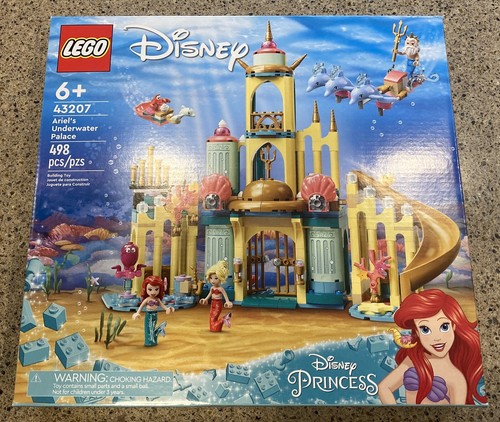 LEGO 43207 -Disney Little Mermaid -Ariel's Underwater Palace -2022 -NEW ...