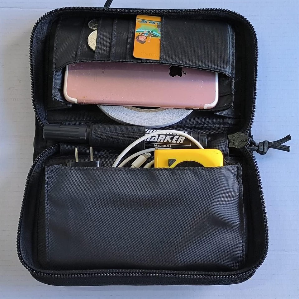Tactical Wallet ID Card Holder Military Credit Cards Organizer Bag ...