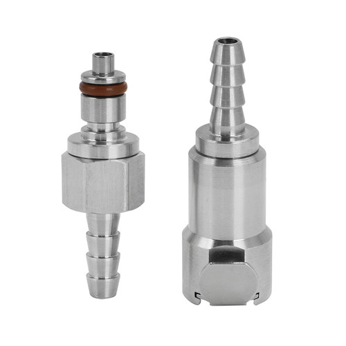 Metal 3/16" Gas Fuel In-Line Hose Quick Release Disconnect Coupling ...