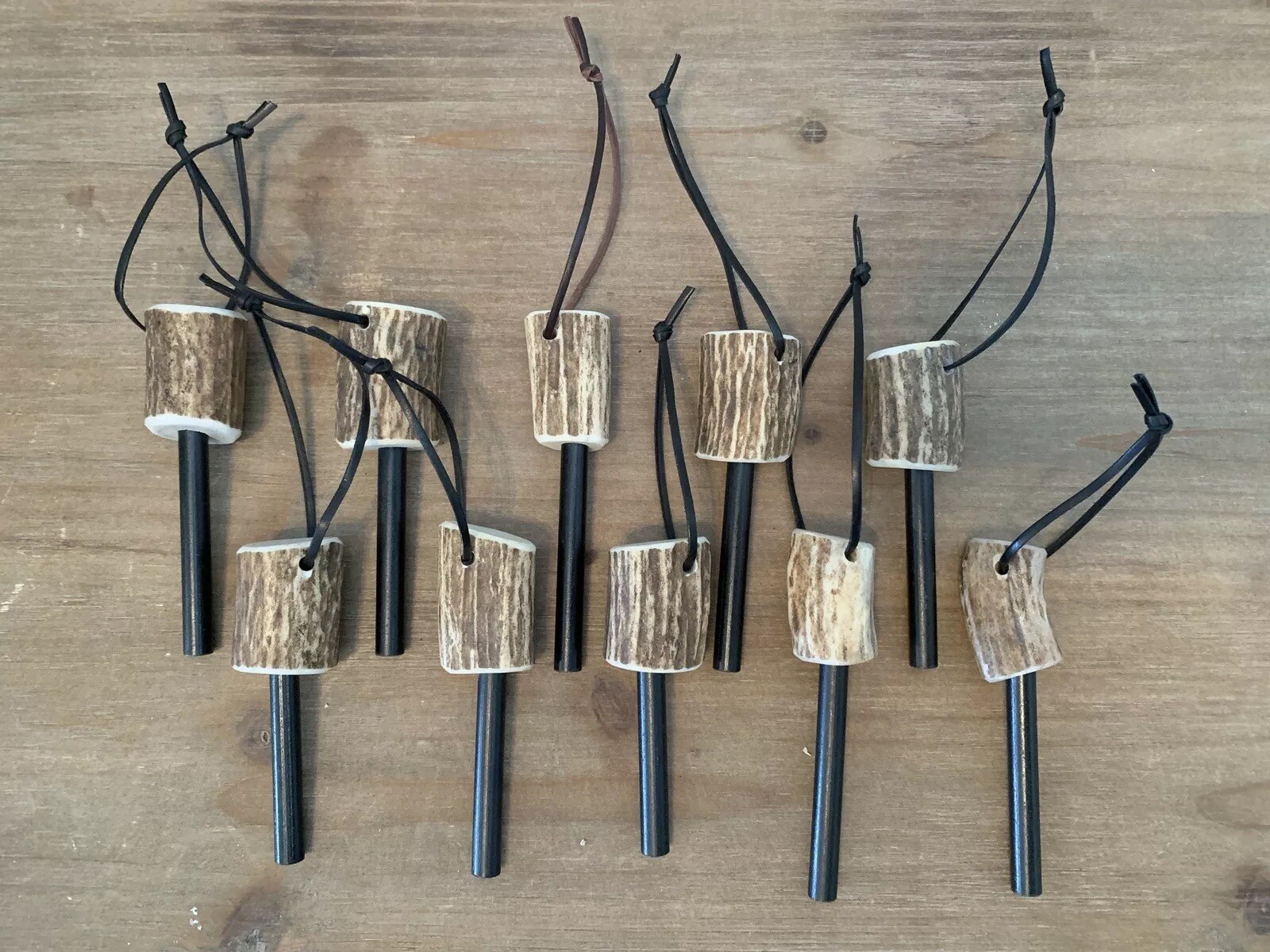 1 Deer Antler Handled Ferro Rod/Fire Starter .8 cm X 8 cm Rod | eBay