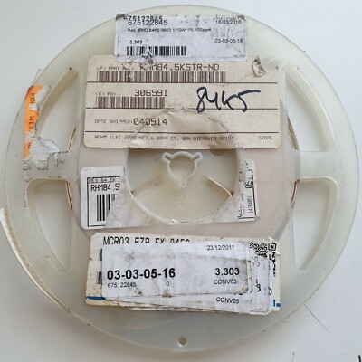 10 x 84,5 K 1/10 W 1 % 100 ppm RÉSISTANCE BRUTE SMD. (R389 ...