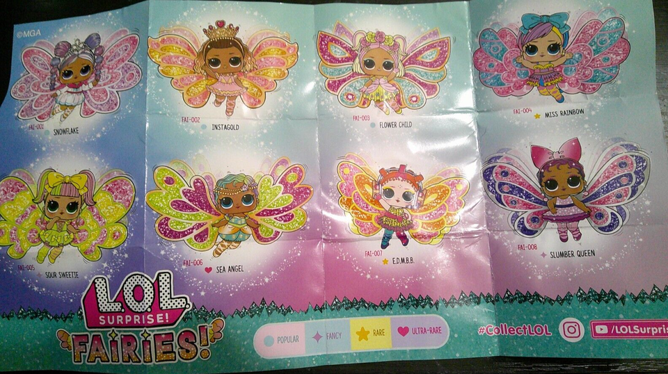 NEW 2025 RELEASE LOL Surprise FAIRIES doll make fairy wings SOUR ...