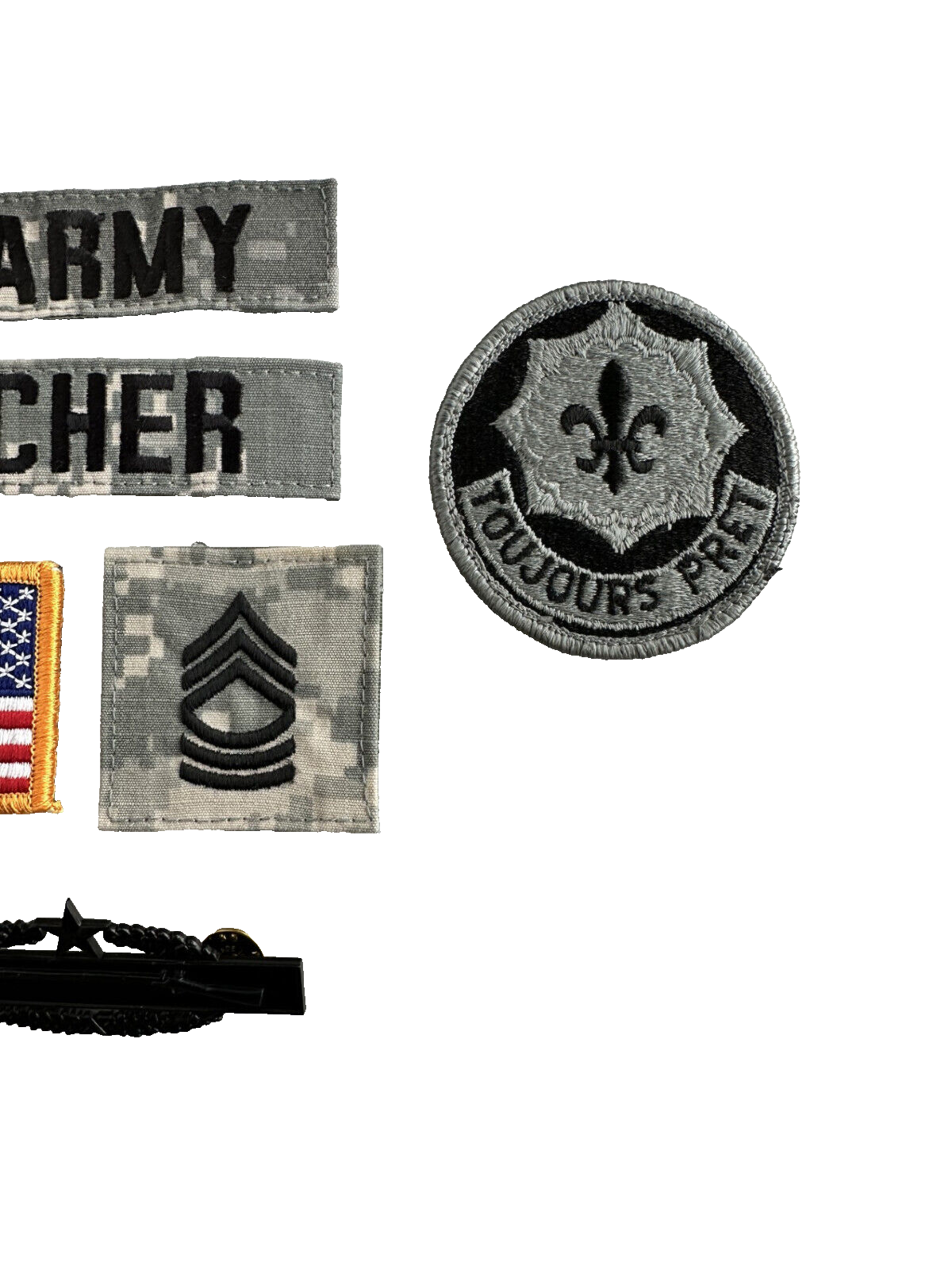 9 US ARMY patch 3rd Division Ranger 2nd ACR Ucp Digital Acu Flagge MSGT ...