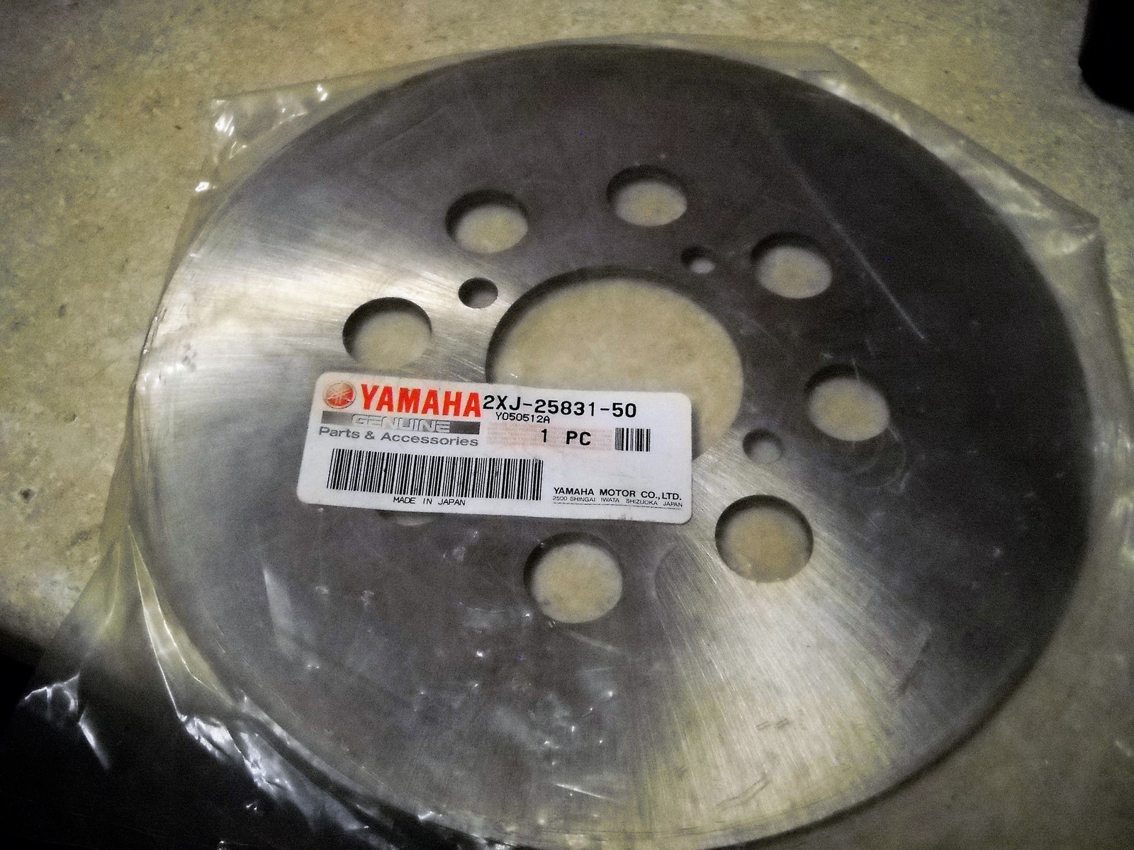 NOS OEM Yamaha Rear Brake Disc 1989-2002 YFS200 Blaster 2XJ-25831-50 | eBay