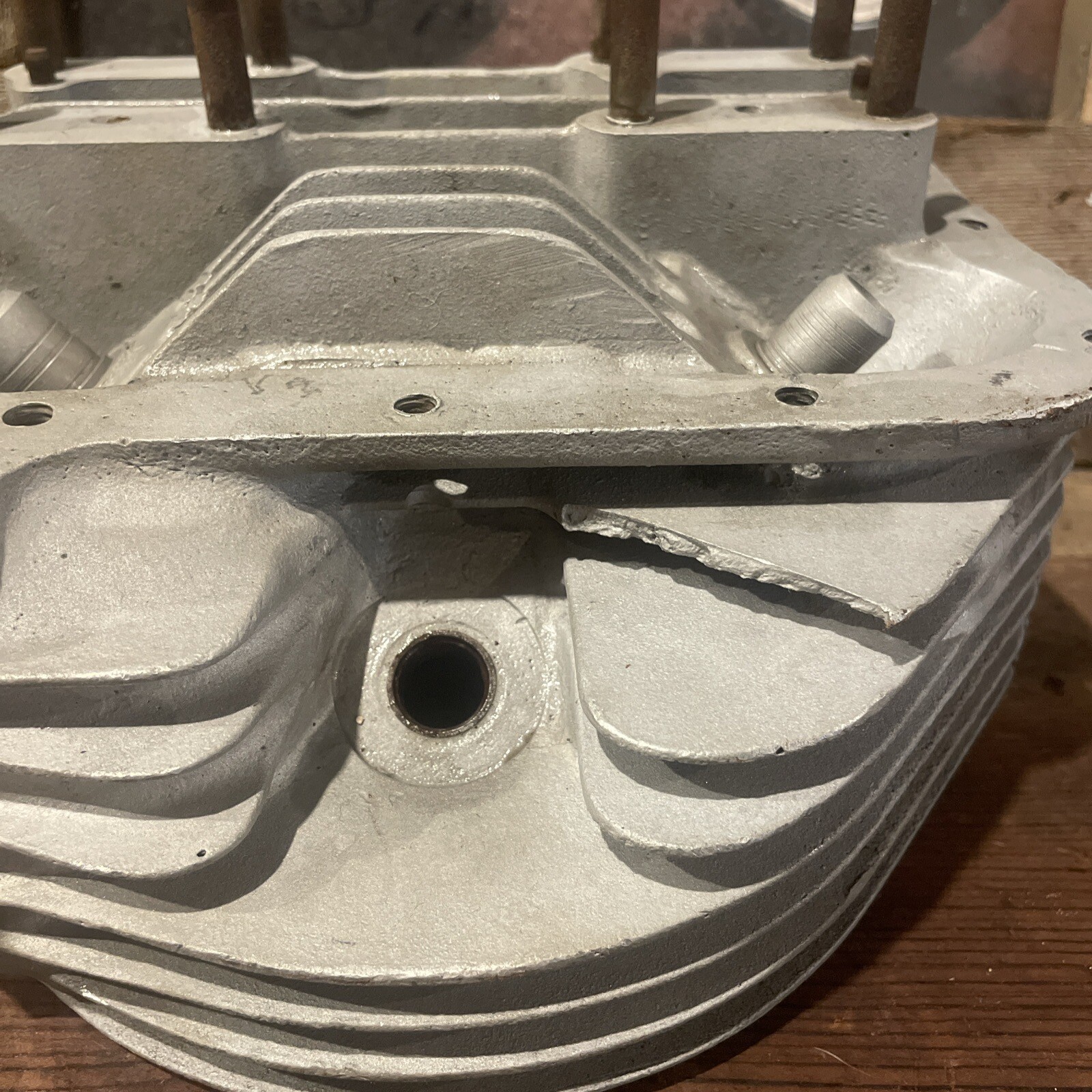 Harley Davidson 1950 Panhead Cylinder Head Rear Hydra Glide OEM | eBay