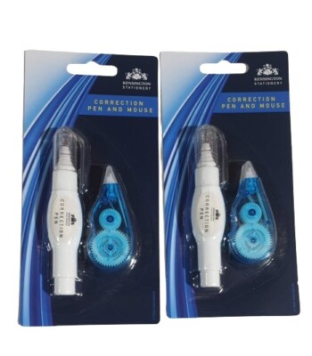 2 X Writing Corrector Pen and Correction Tape mouse set Office | eBay UK