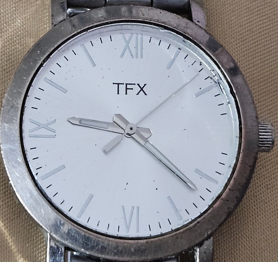 TFX BY BULOVA C8345124 Men's Watch Bracelet Band Stainless Steel Silver ...