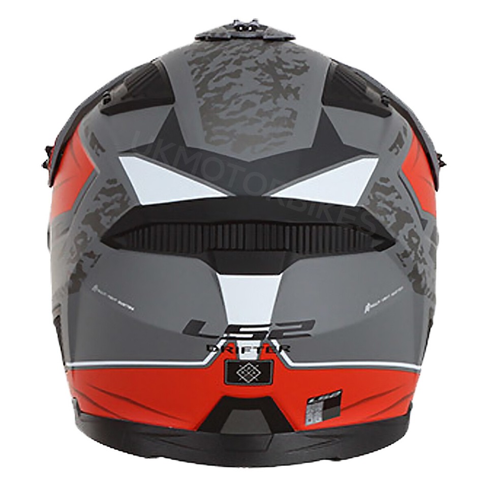 LS2 OF606 DRIFTER DEVOR MODULAR OPEN FACE MOTORCYCLE HELMET + FREE DARK ...