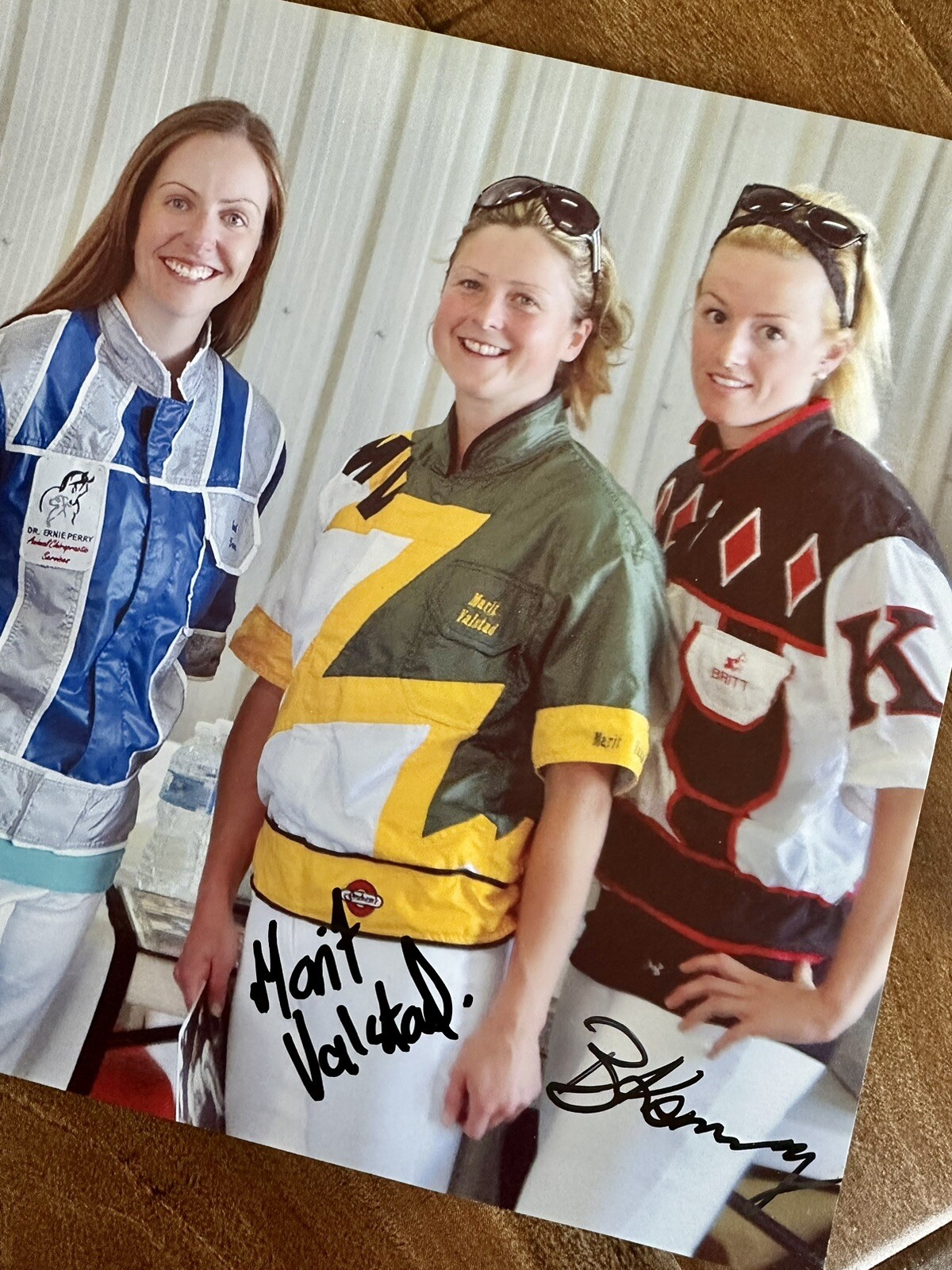BRITT KENNEDY MARIT VALSTAD ANNE LENE SIGNED PHOTO 2013 CANADIAN HORSE ...