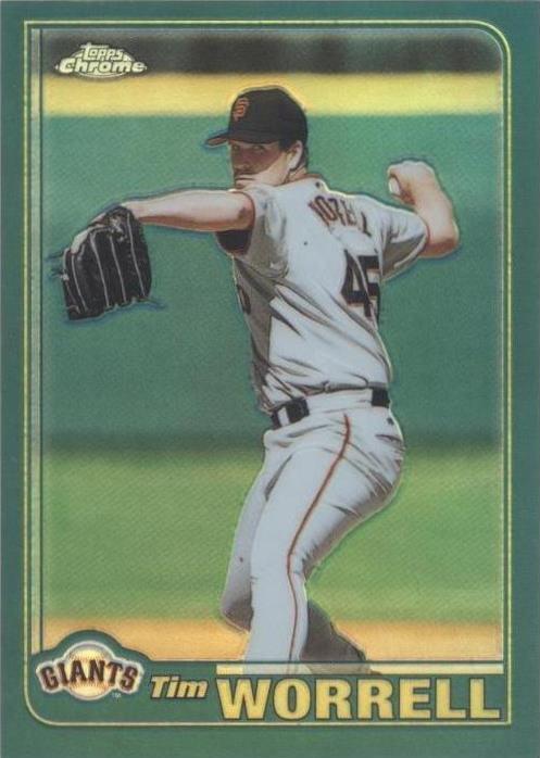 2001 Topps Traded & Rookies - Tim Worrell #T61 Chrome Retrofractor for ...
