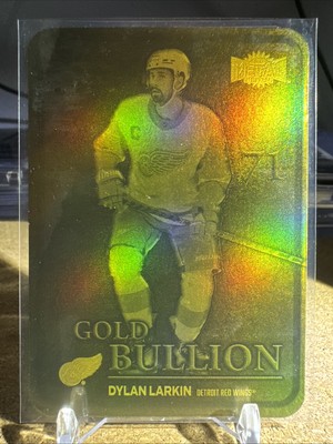 2024-25 Metal Universe Hockey Dylan Larkin Gold Bullion GB-31 CASE HIT ...