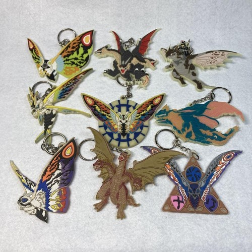 Godzilla Heisei Mothra Trilogy Rubber Keychain Set - Showa Notebook ...