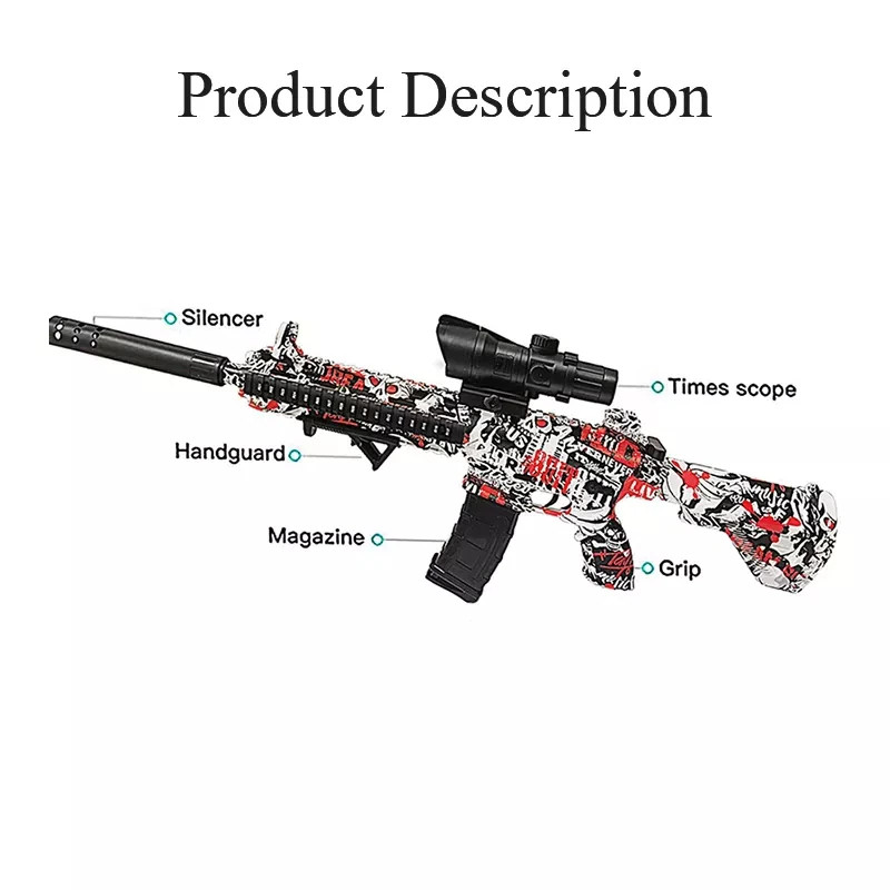 Electric Gel Ball Blaster Eco Friendly Splatter Ball Blaster Gun Toy ...