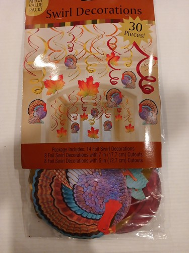 Swirl Decorations 30 Pieces Thanksgiving | eBay