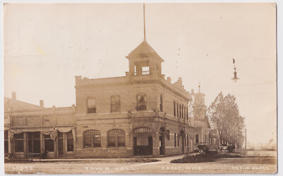 MICHIGAN CAPAC TOWN HALL PESHA REAL PHOTO 1911 TO ALICE BUZZARD, BAY ...