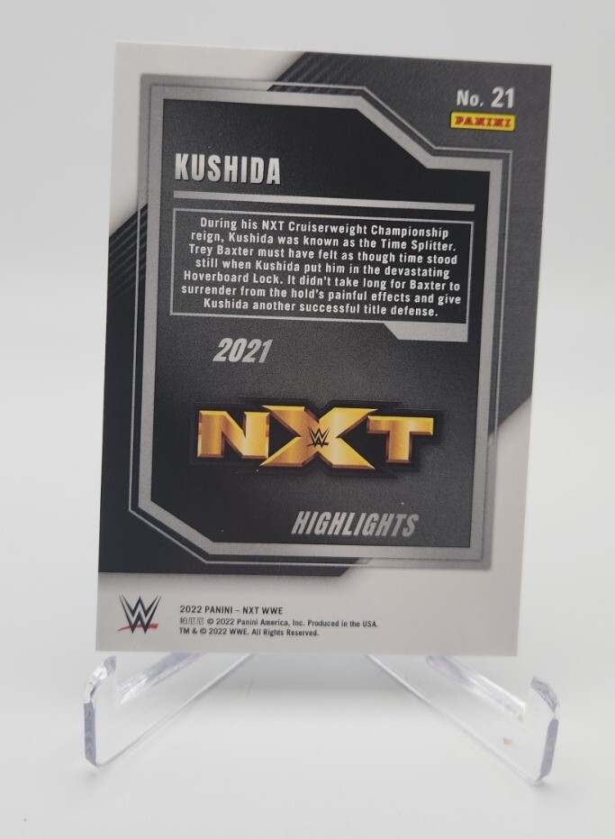 Kushida - 2021 NXT Highlights - WWE NXT - Panini - 2022 - #21 | eBay