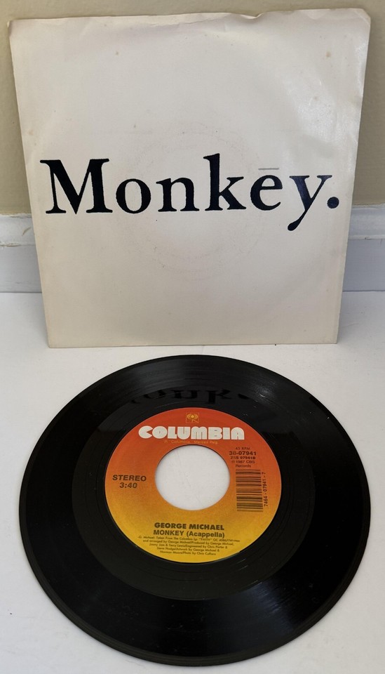 George Michael Monkey 45 single NEW - never played | eBay