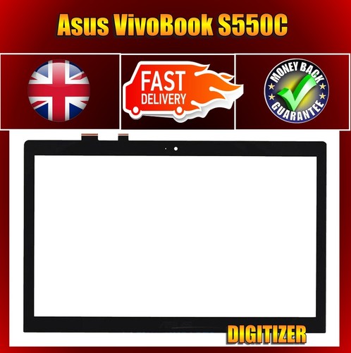 NEW ASUS S550 S550C 15.6" BLACK LAPTOP FRONT PANEL TOUCH SCREEN ...