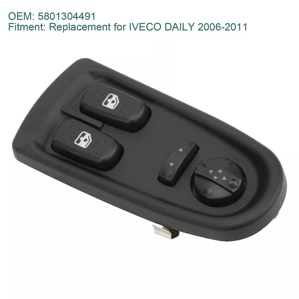 Front Electric Window Mirror Switch DRIVERS Side For IVECO DAILY ...