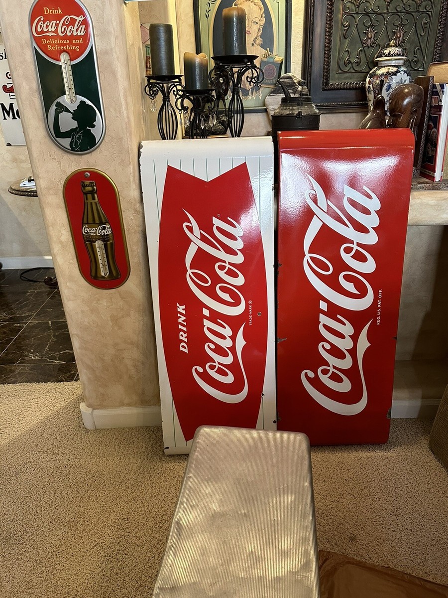 Ebay Large Coca Cola Signs Evolution Of Coke Bottles And Cans