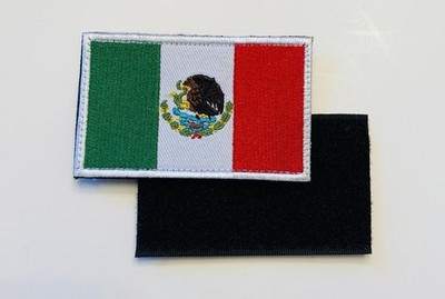 MEXICO MEXICAN FLAG HOOK & LOOP EMBROIDERED PATCH**FREE SHIPPING** | eBay