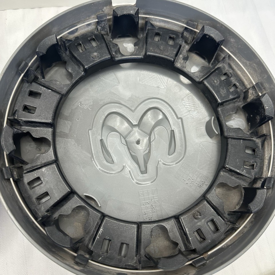 2003-2018 Dodge RAM 3500 Dually Silver Front Wheel Center Cap OEM Mopar ...