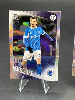 2025-26 Topps UEFA Club Raindrops Foil #126 Jarne Steuckers, KRC Genk ...