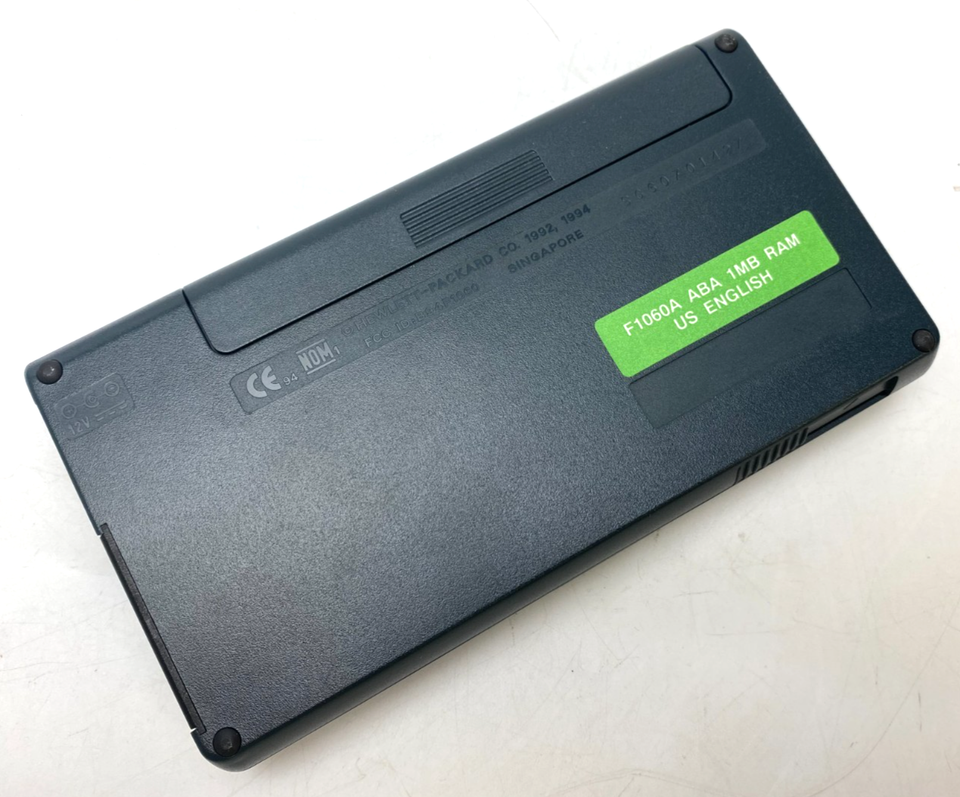 VTG HEWLET PACKARD HP 200LX PALMTOP PC 1MB RAM PORTABLE/MINI/HANDHELD ...