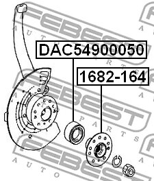 Wheel Bearing for MERCEDES-BENZ:X164,W164,W251,V251,M-CLASS A1649810106 ...
