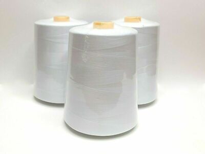 3 pcs .All Purpose Polyester Sewing Thread, 10,000 yards Each , Tex 27 ...