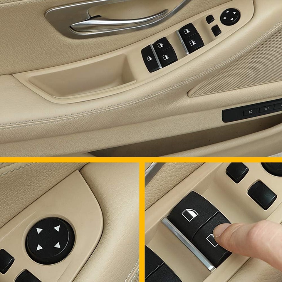 For BMW 520i 528i 535i Driver Left Door Side Pull Handle Trim Cover ...