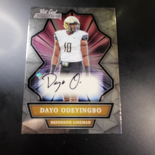 2021 Wild Card Alumination Dayo Odeyingbo AUTOGRAPH AUTO card #ABC-A | eBay