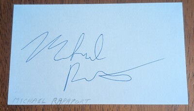 Michael Rappaport Signed Autograph 3x5 Index Card, Comedian, Simpsons ...