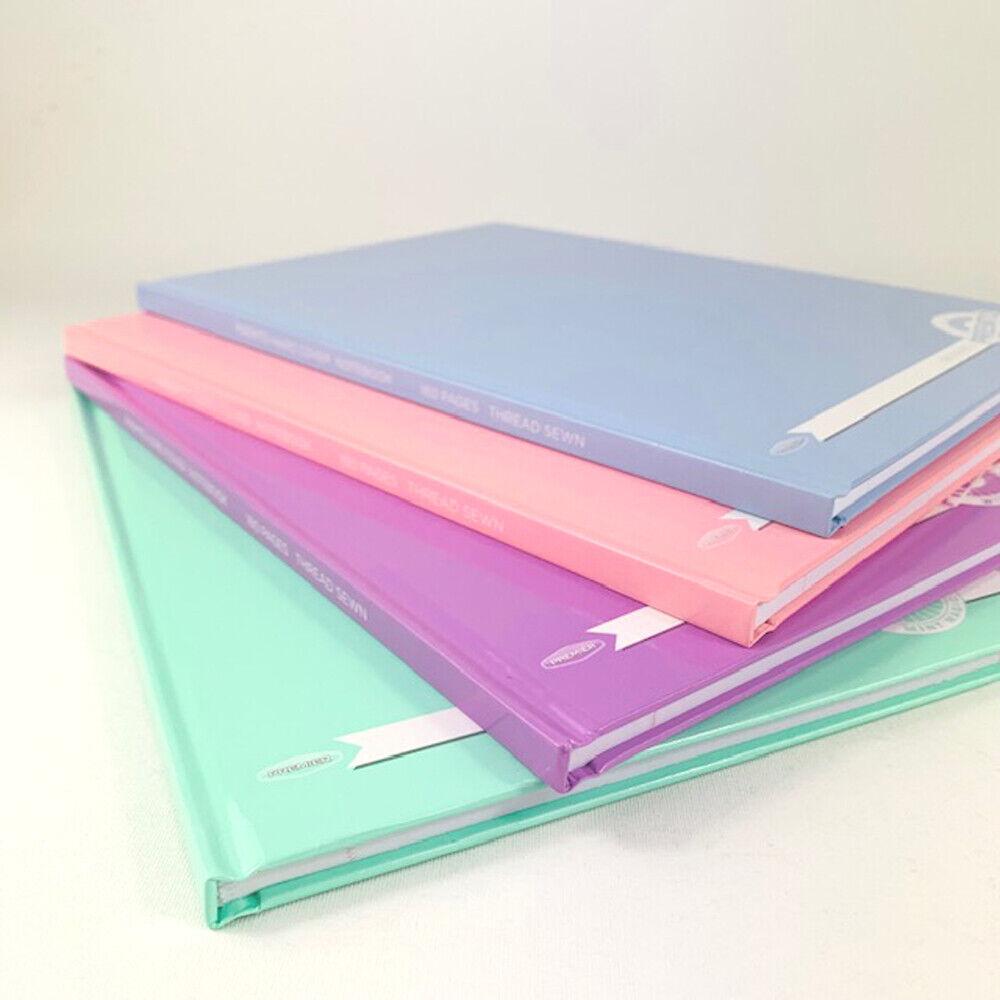 3 X A4 Notebook Notepad Hardback Ruled Lined Writing Jotter School ...