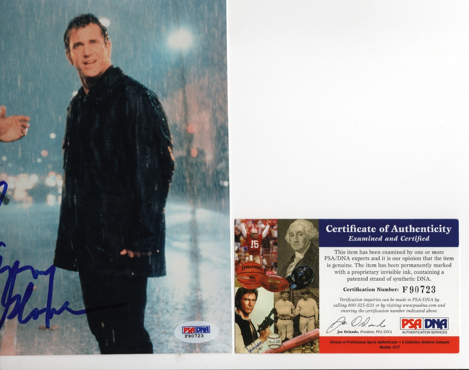 Danny Glover Signed 8 x 10 Color Photo from the Movie "Lethal Weapon ...