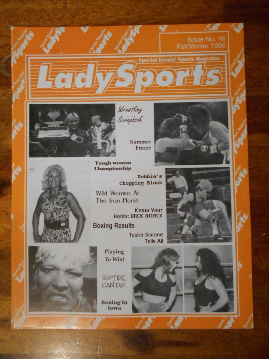 LADY SPORTS #16 female bodybuilding wrestling magazine TASHA SIMONE ...