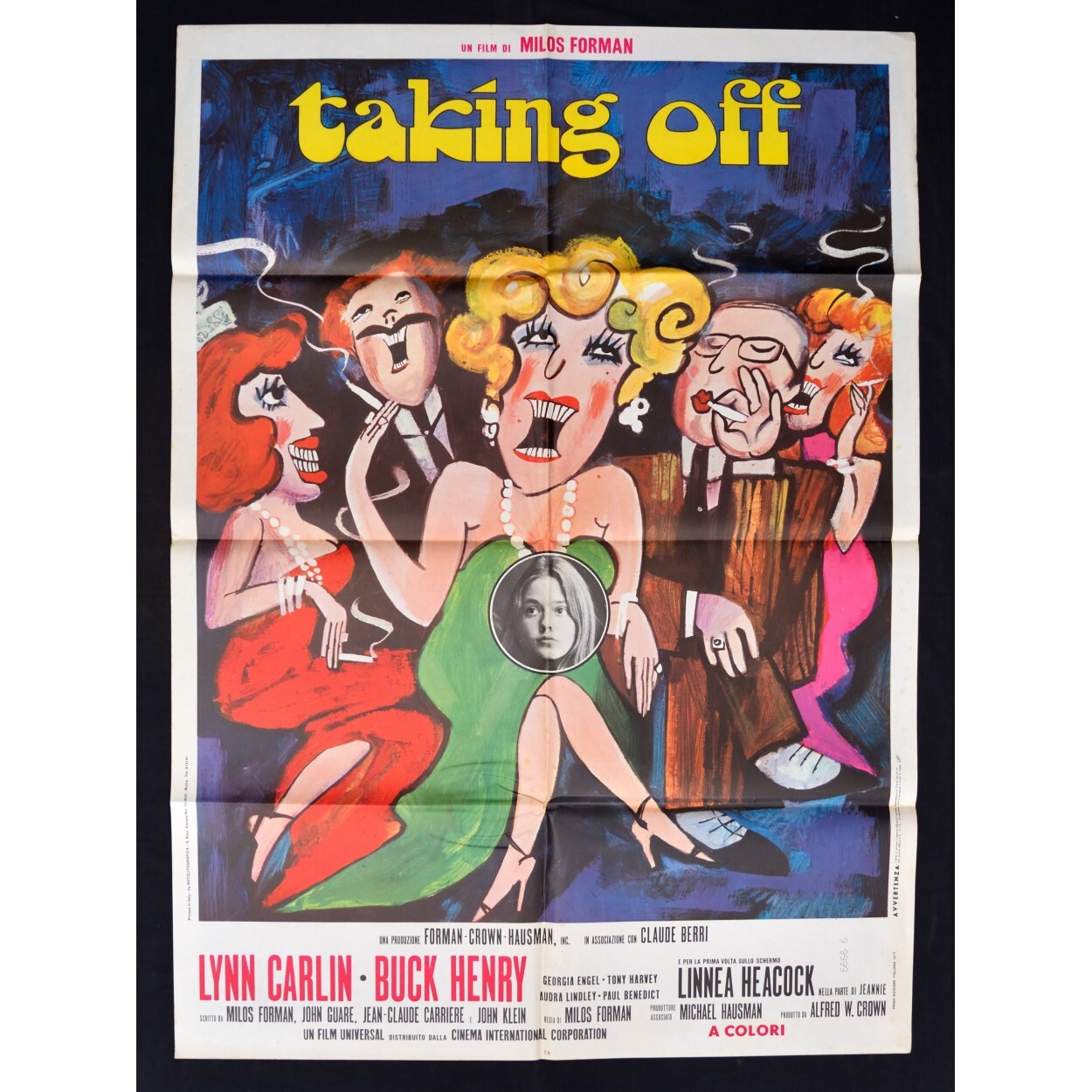 Taking Off Milos Forman Lynn Carlin Buck Henry Heacock Berry A291 | eBay