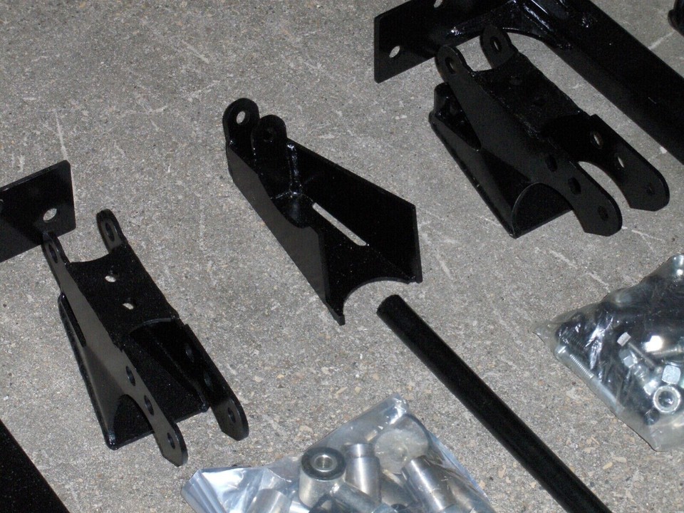 62-67 Chevy II Nova Rear Parallel 4-link Kit w/ 300 Coilover Subframe ...