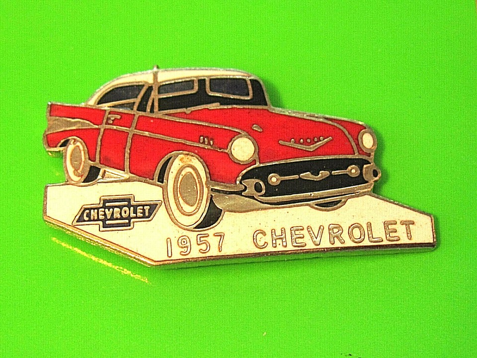 1957 57 Chevrolet - hat pin , lapel pin , tie tac , hatpin GIFT BOXED ...
