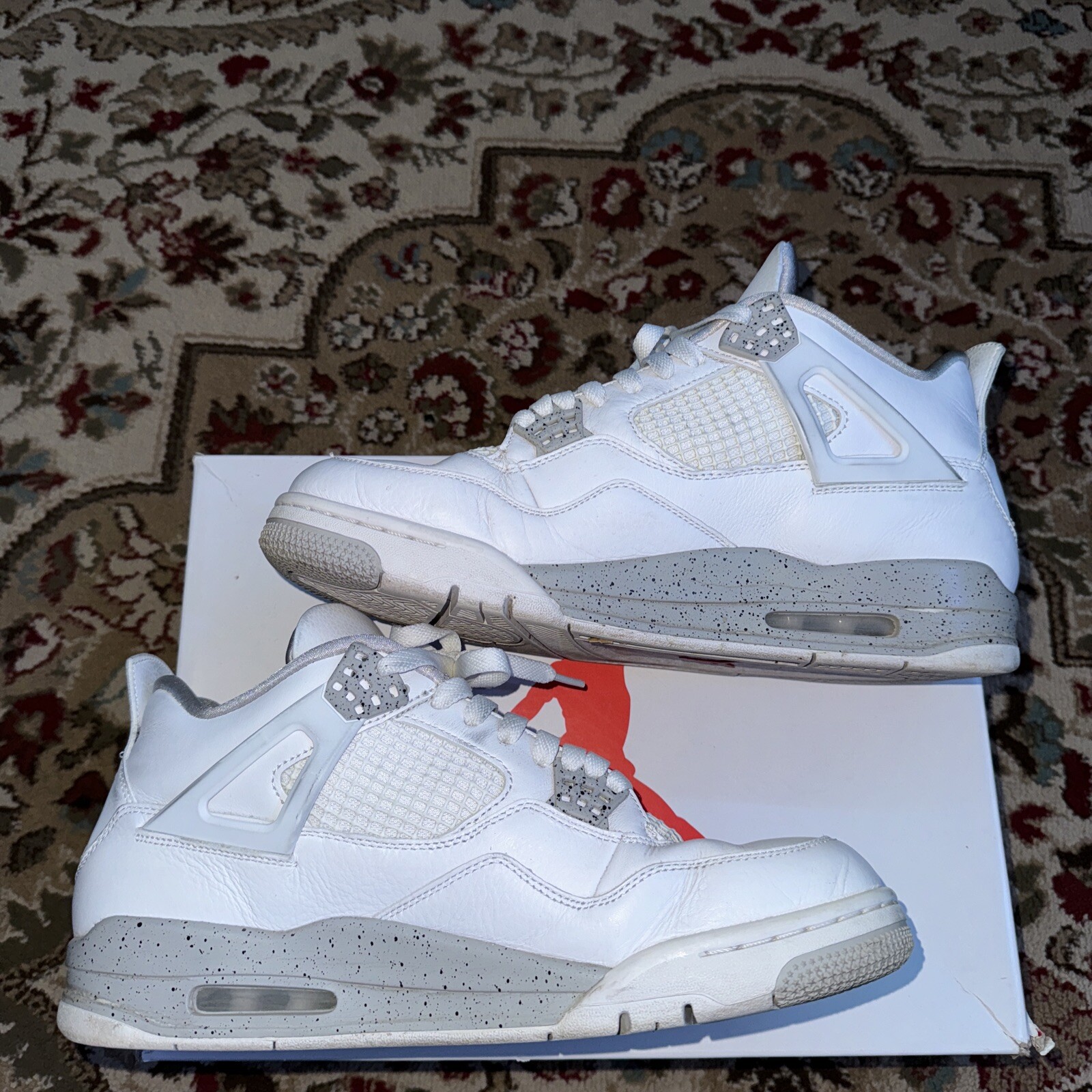 Size 11 - Jordan 4 Retro Mid White Oreo | eBay