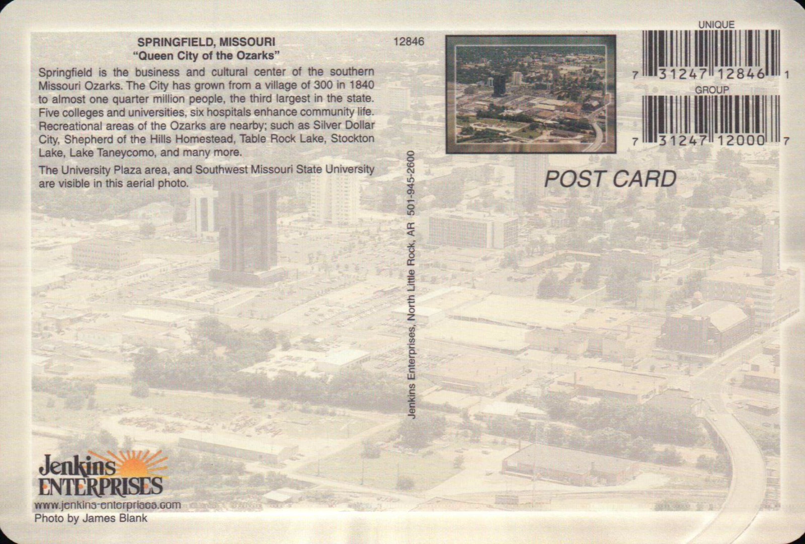 Aerial View of Springfield Missouri, Queen City of the Ozarks, MO ...