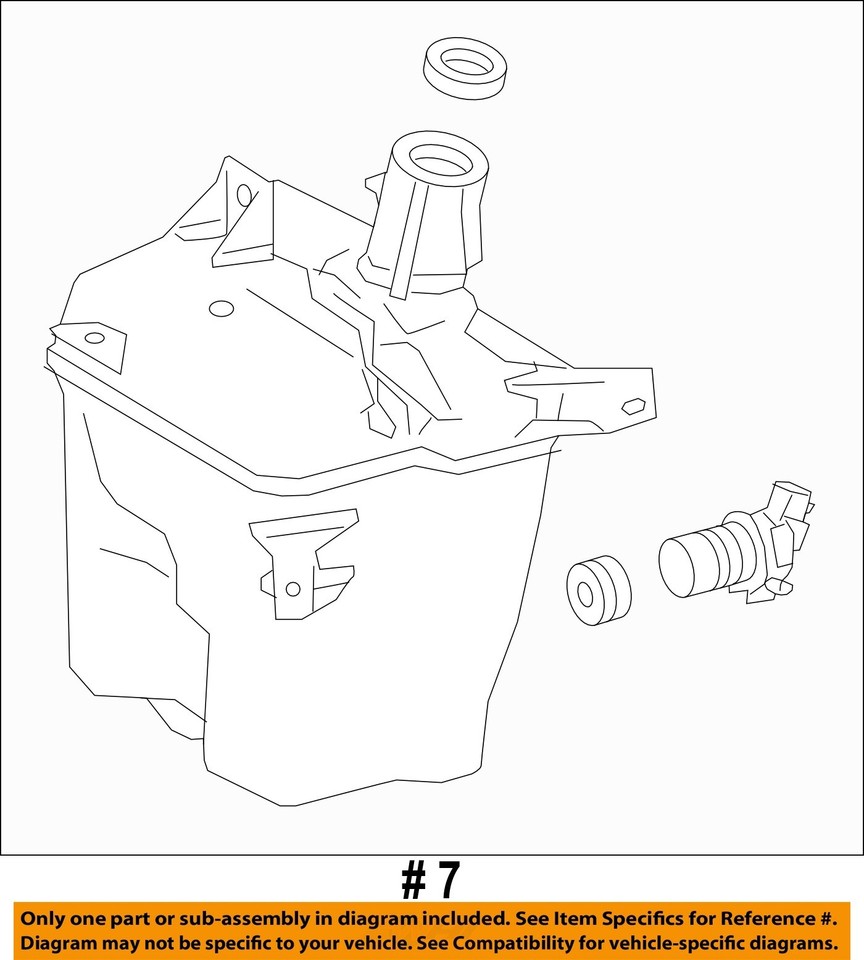 TOYOTA OEM 14-19 Corolla Wiper Washer Components-Washer Reservoir ...