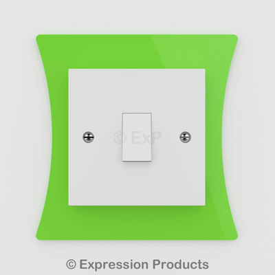 Single / Double Light Switch Plug Socket Back Plate Surround (007 ...