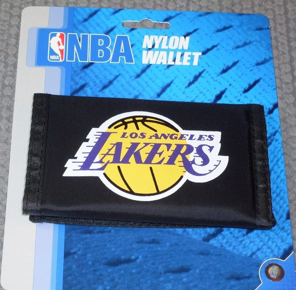 NBA Los Angeles Lakers Printed Tri-Fold Nylon Wallet by Rico Industries ...