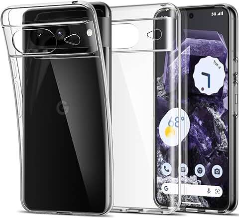 Aeska TPU for Google Pixel 8 Case| Ultra [Slim Thin] Flexible Scratch ...