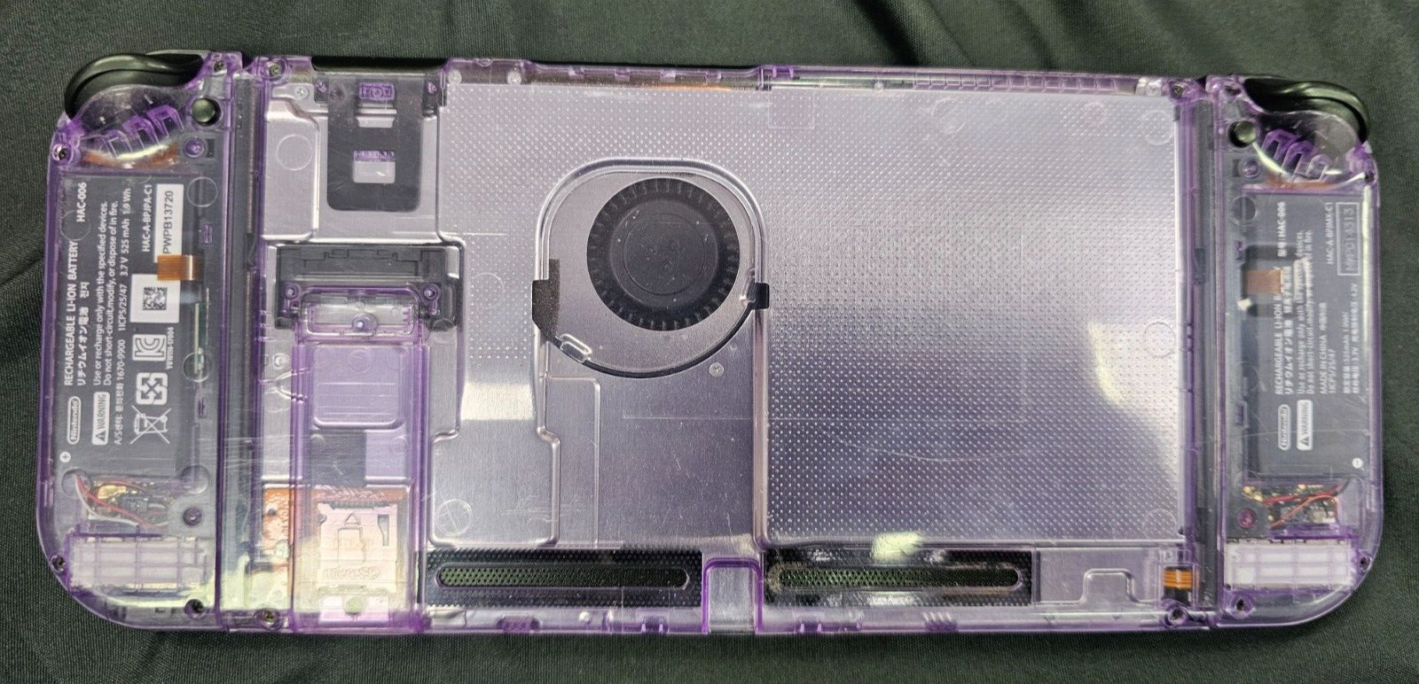 Nintendo Switch Customized with Atomic Purple Shell - Read Description